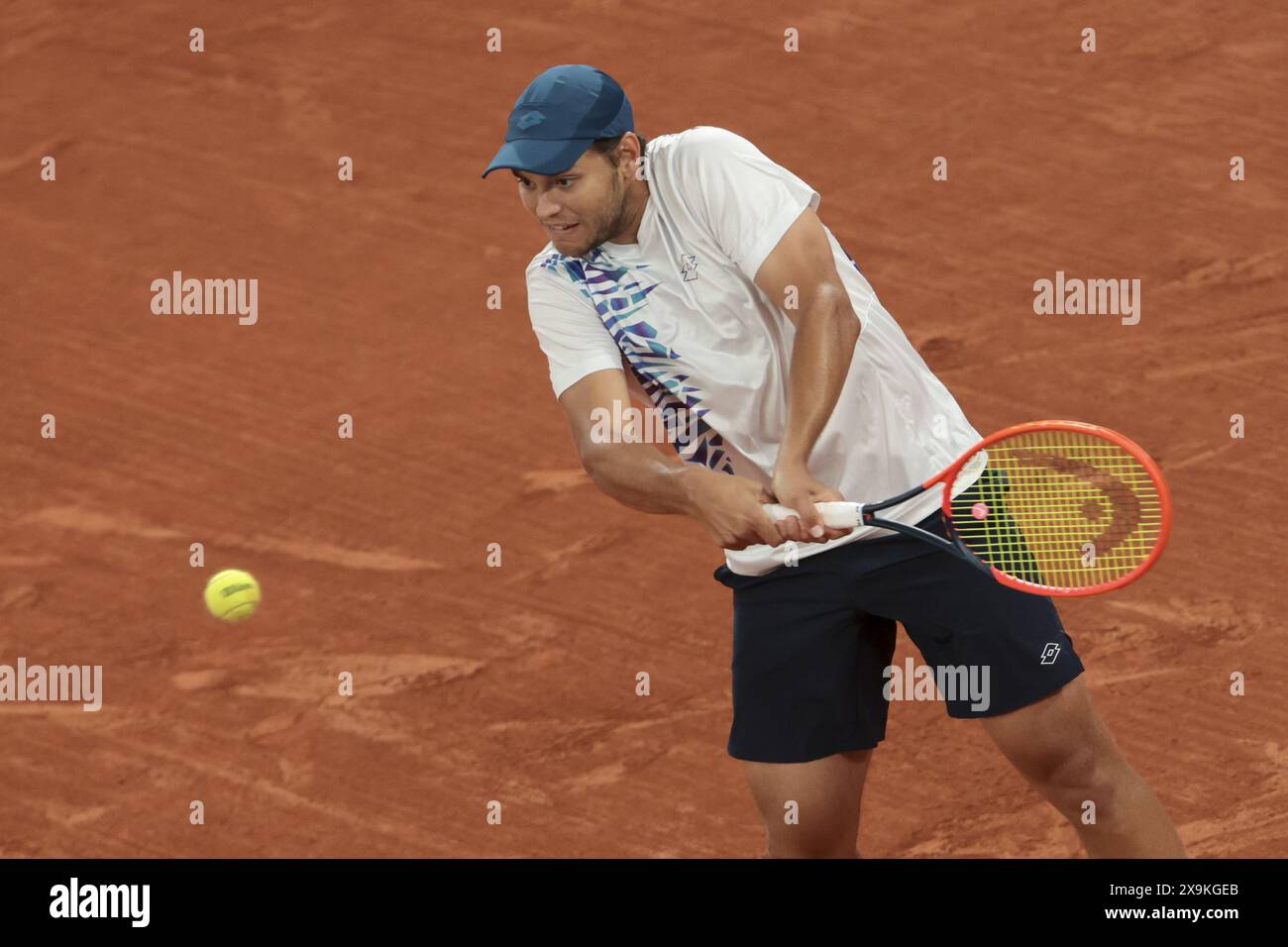 Pavel Kotov of Russia during day 6 of the 2024 French Open, Roland ...