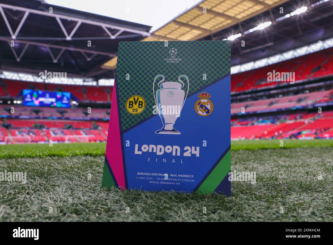 Wembley Stadium, London, UK. 1st June, 2024. UEFA Champions League ...