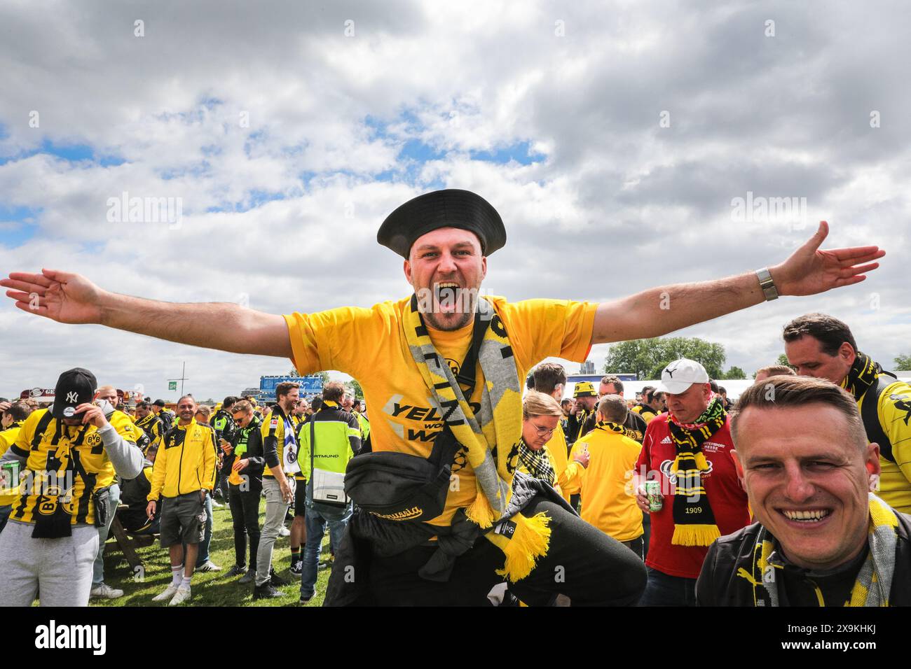 London, UK. 01st June, 2024. Fans watch the stage and screen. The The ...