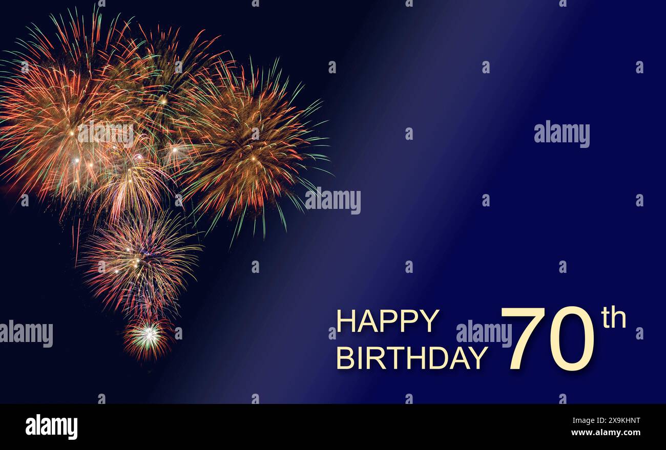 Glückwunsch zum 70. Geburtstag Glückwunschkarte zum 70. Geburtstag mit ...