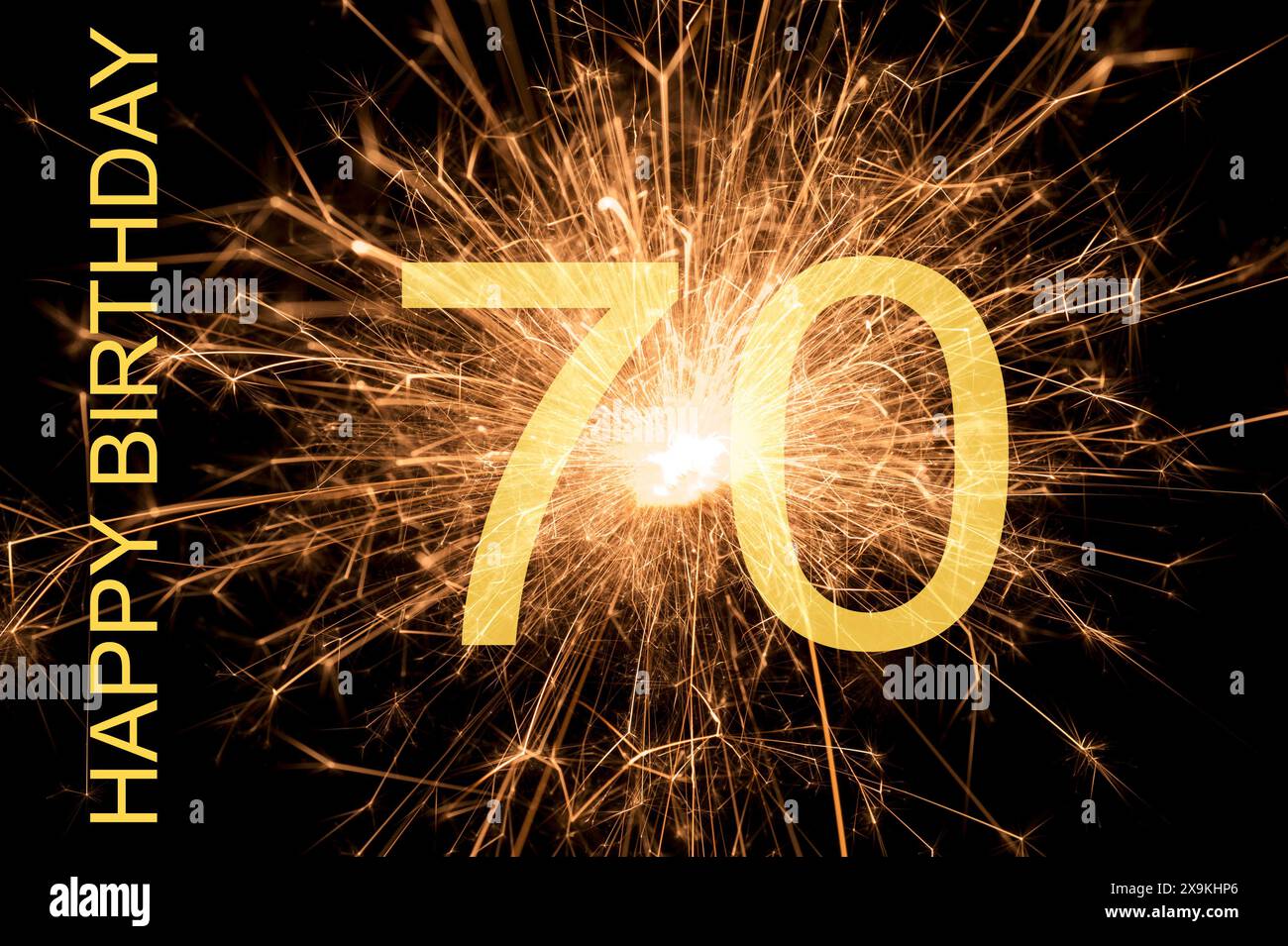 Glückwunsch zum 70. Geburtstag Glückwunschkarte zum 70. Geburtstag mit ...