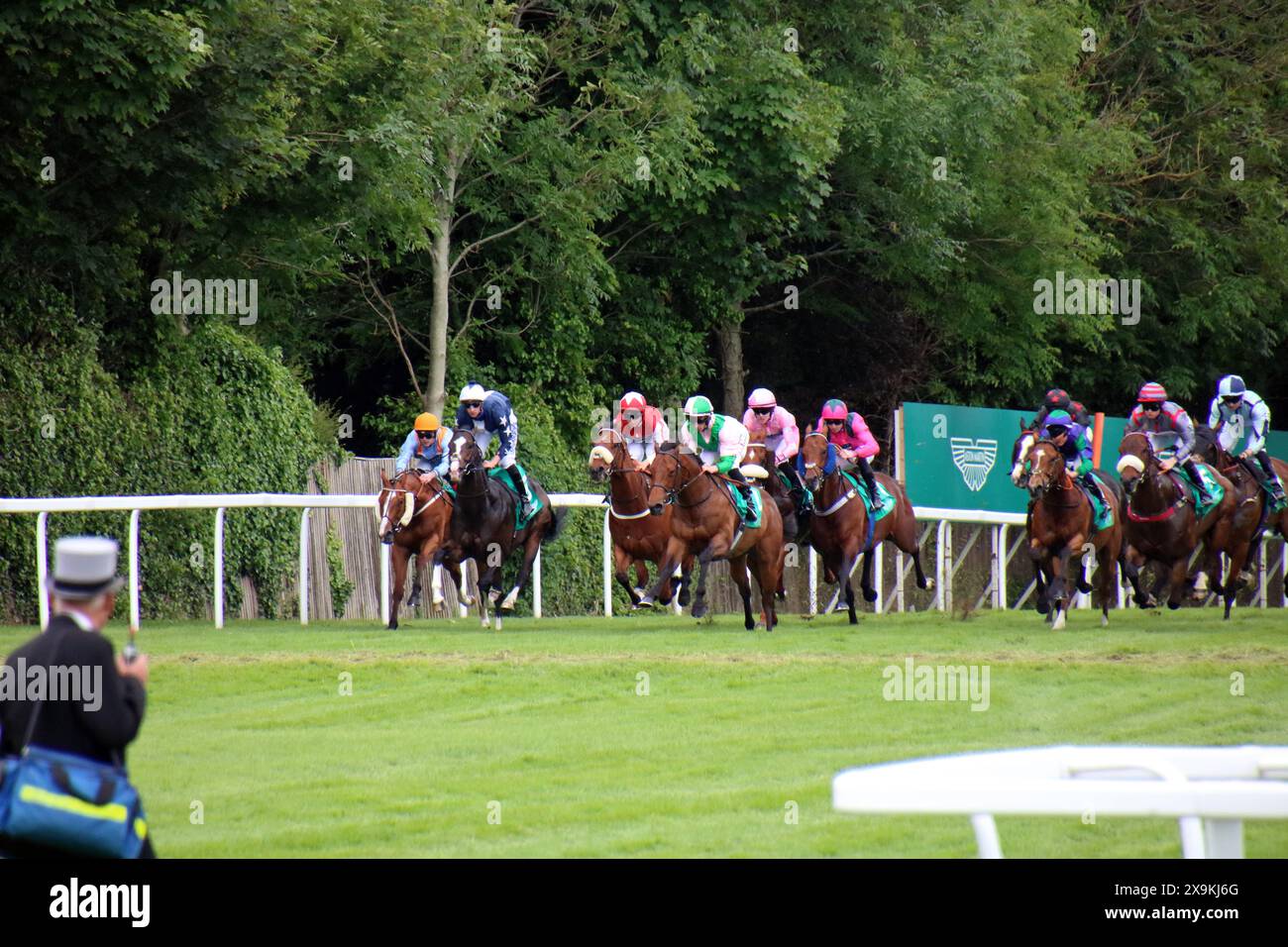 Epsom Downs Surrey, UK. 1st June, 2024. The runners and riders come out ...