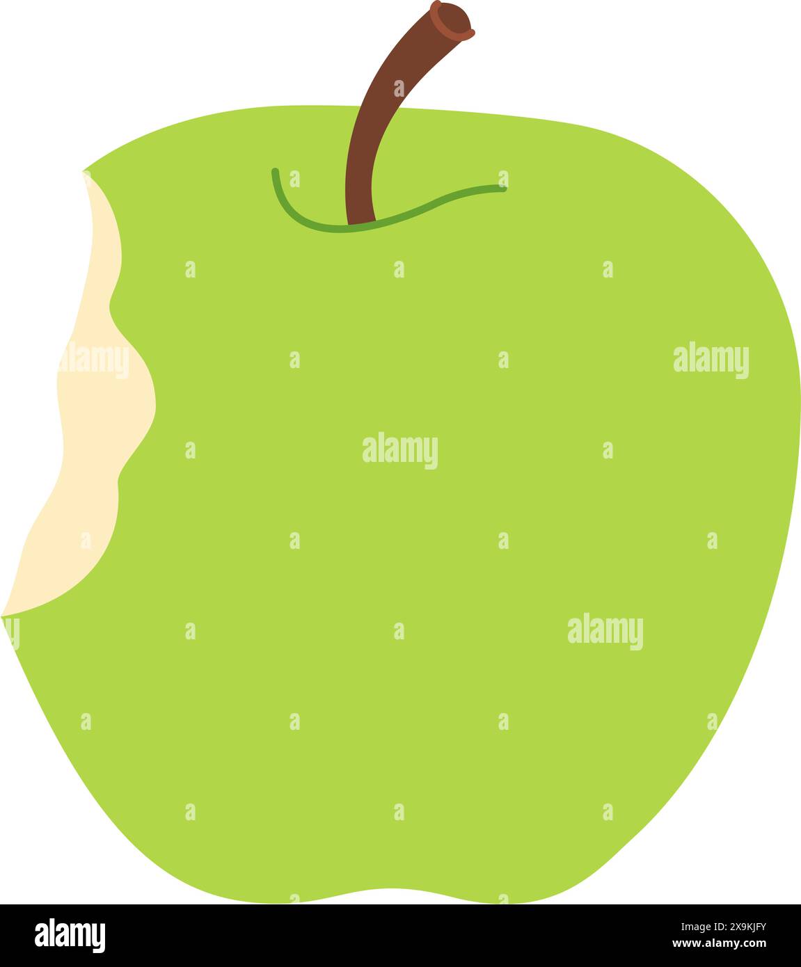 Apple shape cartoon hi-res stock photography and images - Alamy