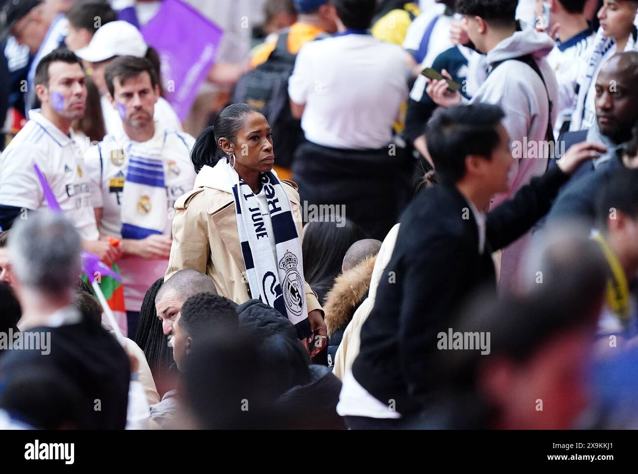 Denise Bellingham, mother of Real Madrid’s Jude Bellingham arrives ...