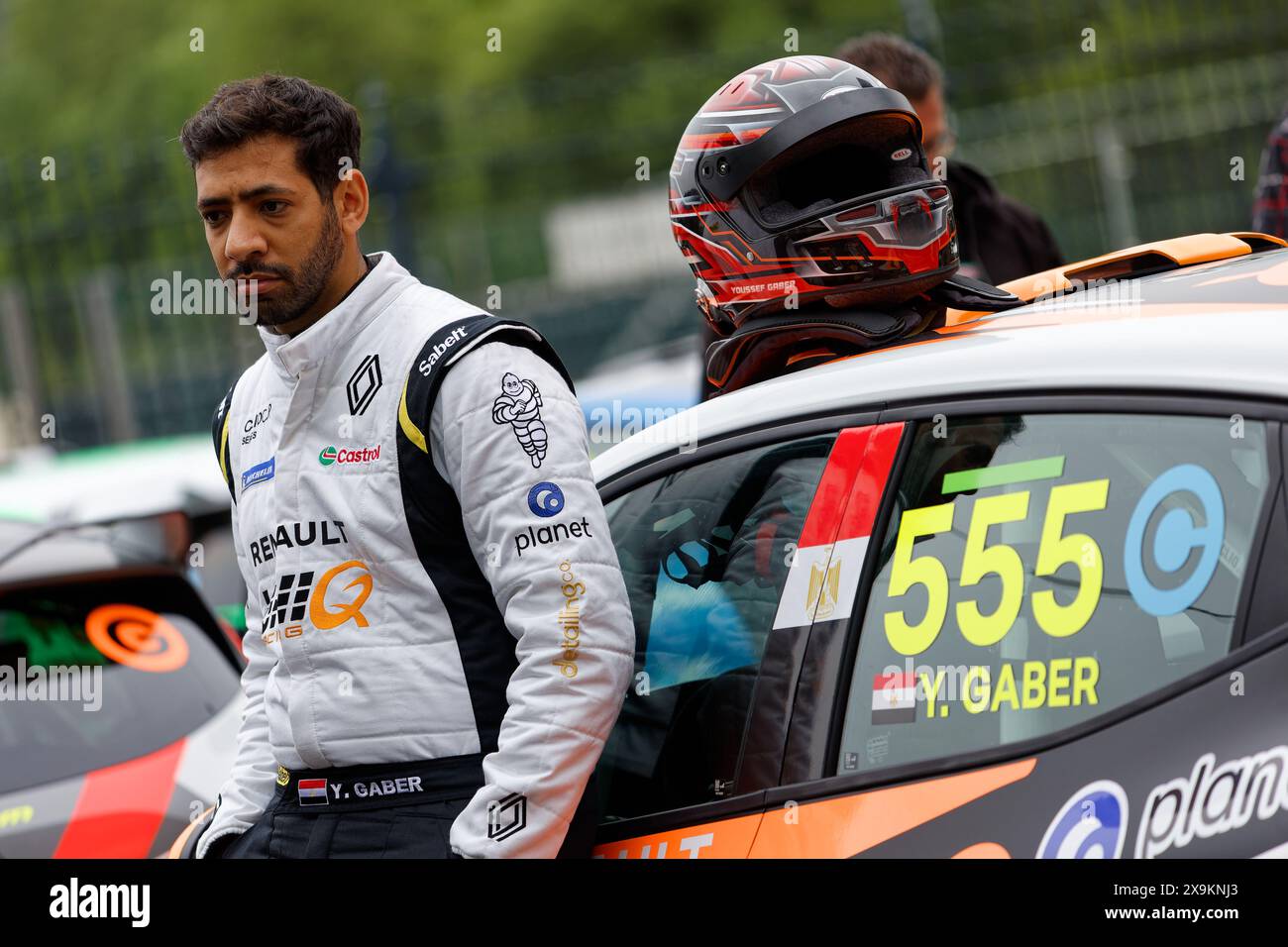 Stavelot, Belgique. 01st June, 2024. GABER Youssef (EGY), Uniq Racing, Clio Cup V, portrait ...