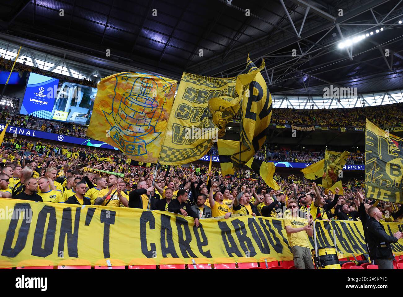 Wembley Stadium, London, UK. 1st June, 2024. UEFA Champions League ...