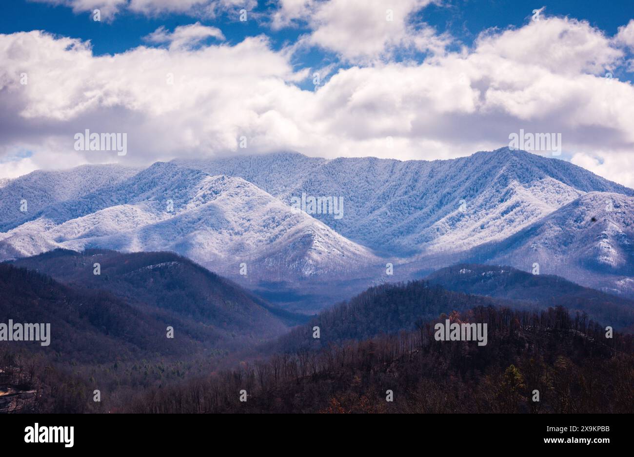 The Great Smoky Mountains are a mountain range rising along the ...