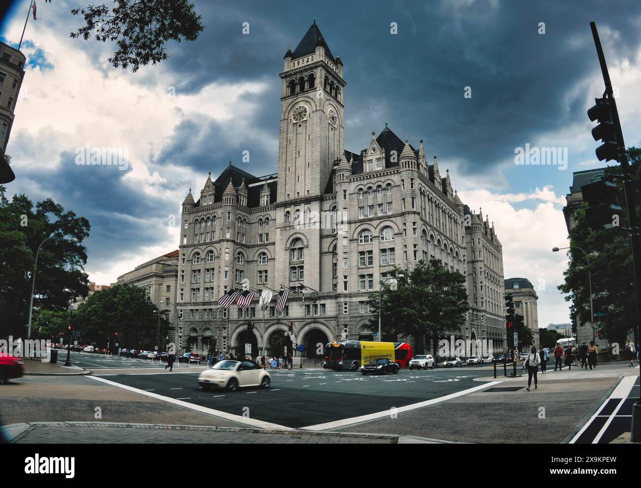 The historic Old Post Office tower in Washington DC Stock Photo - Alamy