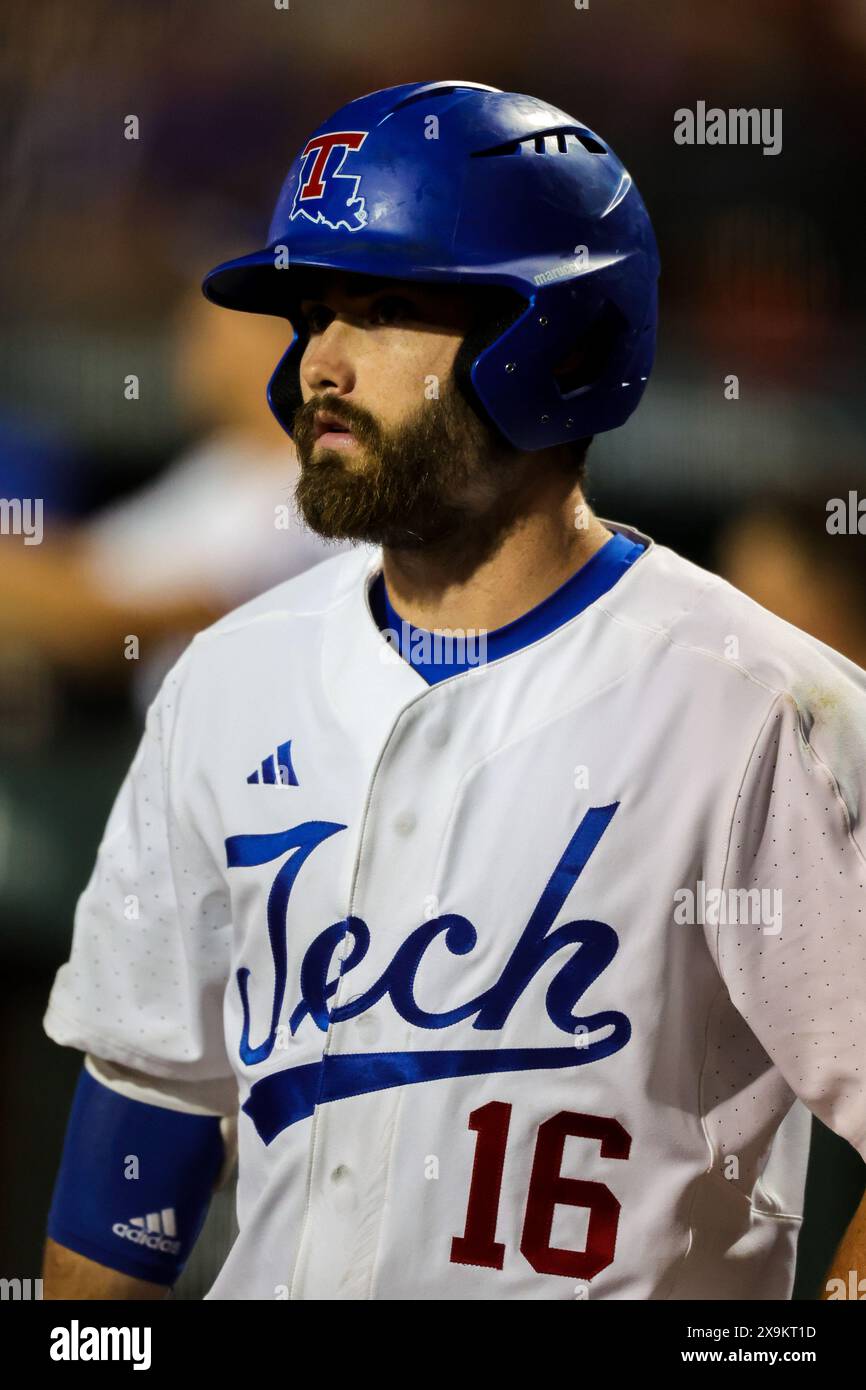 May 31, 2024: Bulldogs designated hitter Ethan Bates #16 watches from ...