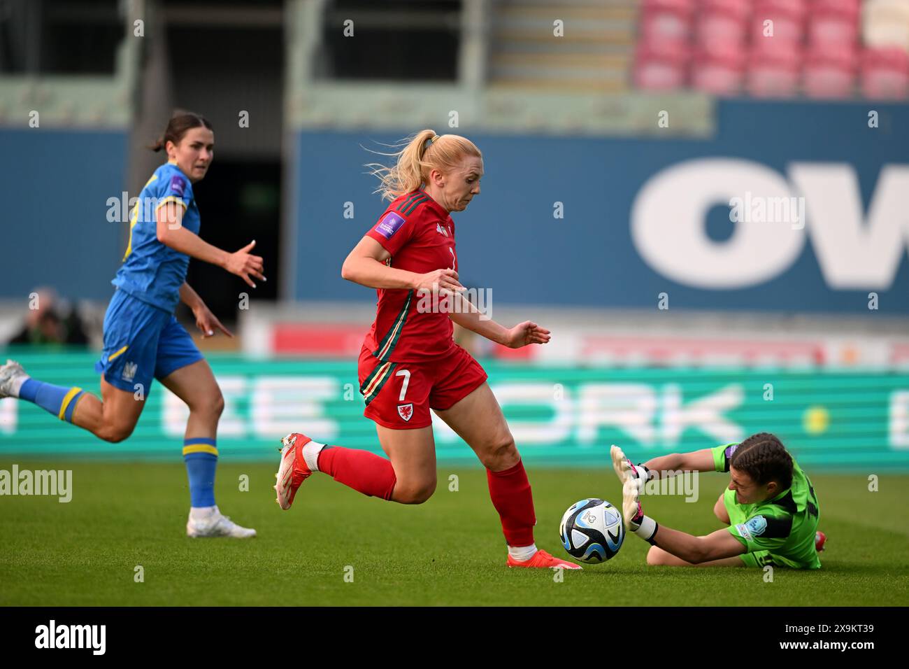 LLANELLI, WALES - 31 MAY 2024: Wales' Ceri Holland during the UEFA ...