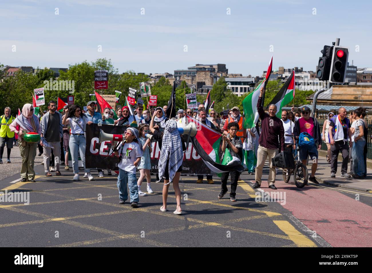 Edinburgh, UK. 1st June, 2024. This is the protest march by the ...