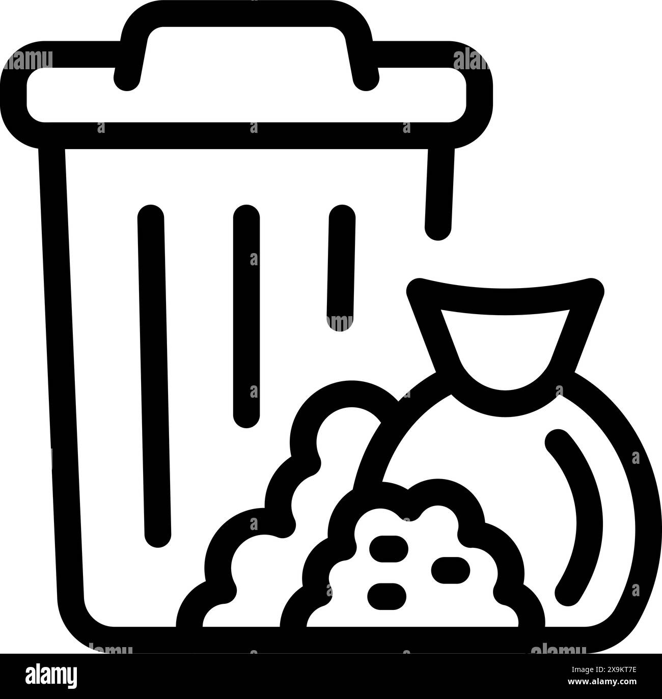 Litter littering trash rubbish garbage Black and White Stock Photos ...