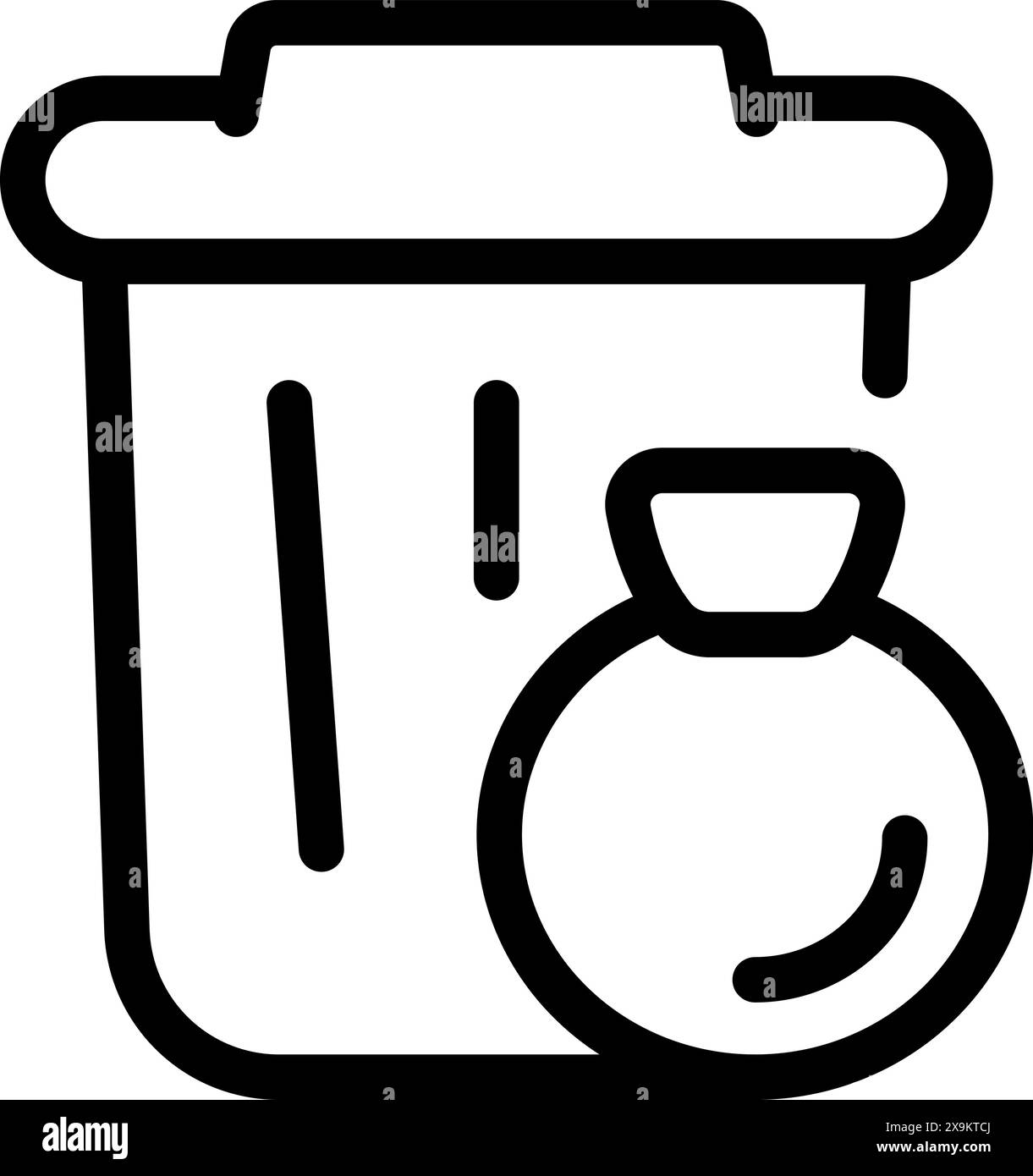 Waste management logo Black and White Stock Photos & Images - Alamy