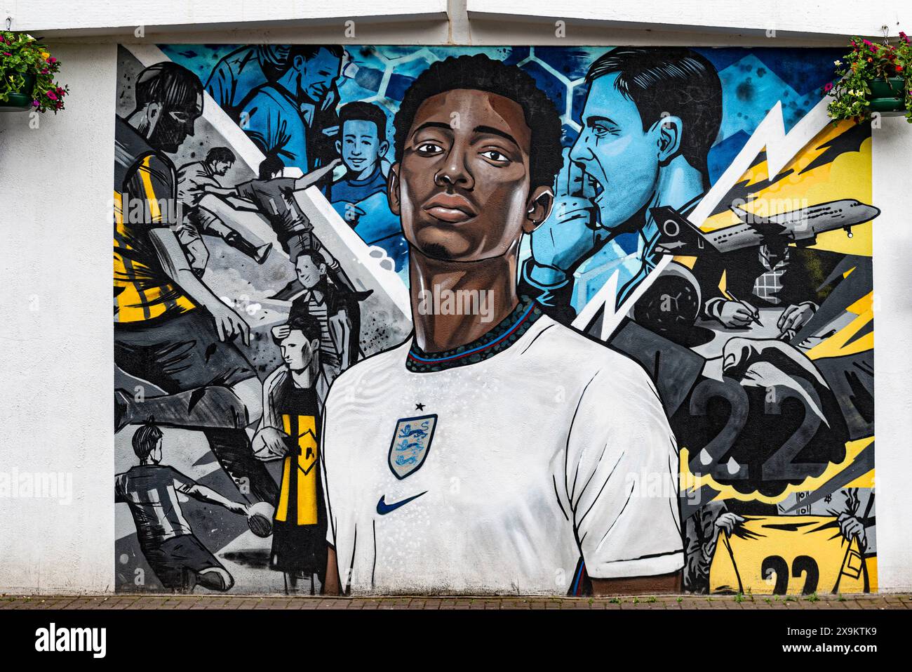 1st June 2024; Stournridge, Dudley, West Midlands, England: Mural of ...