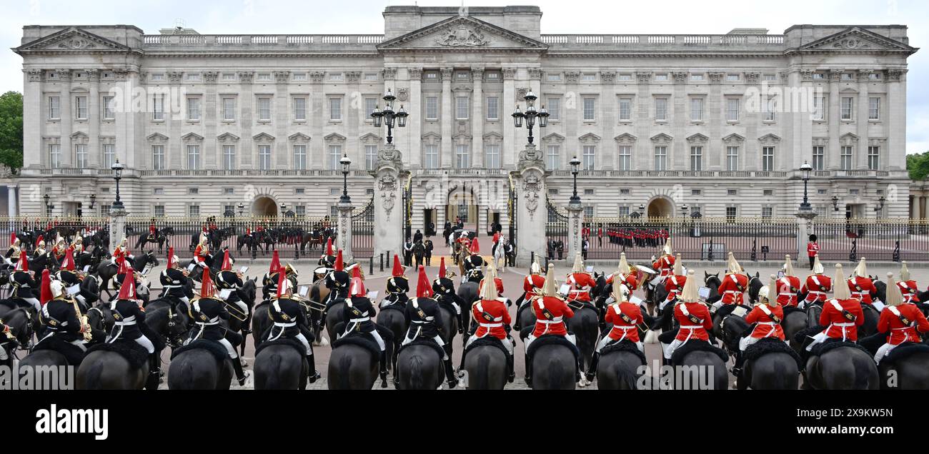 London, UK. 1st June, 2024. The Major General’s Review of the Trooping ...