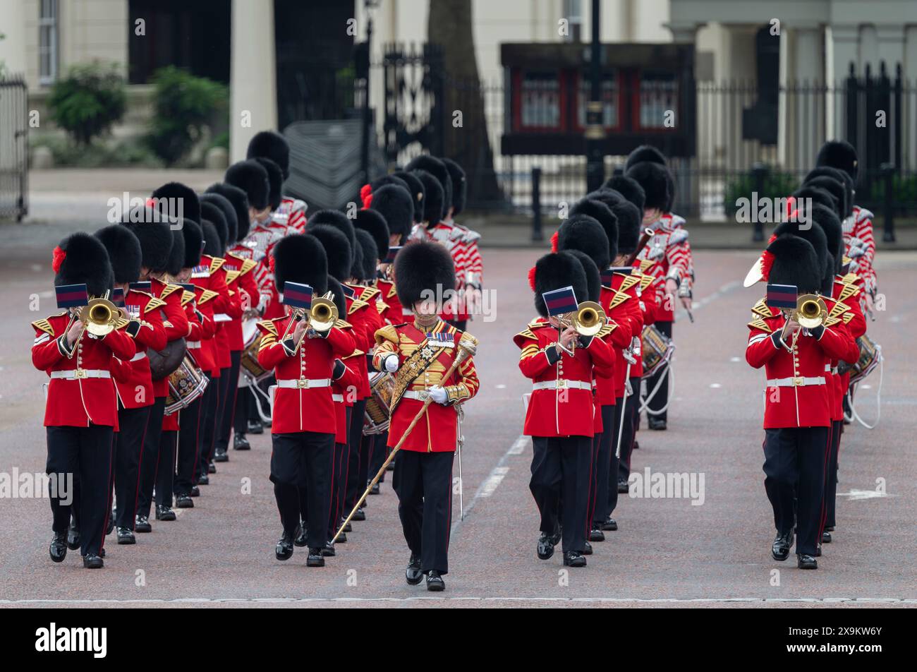 London, UK. 1st June, 2024. The Major General’s Review of the Trooping ...