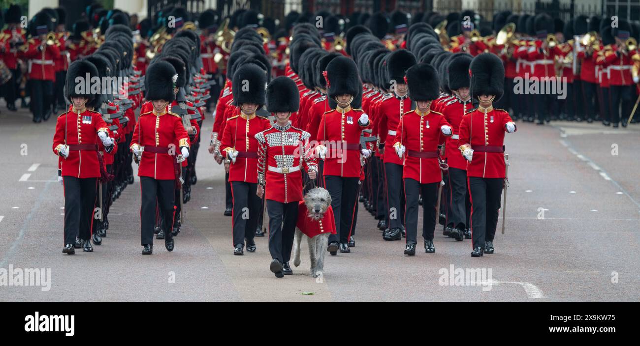 London, UK. 1st June, 2024. The Major General’s Review of the Trooping ...