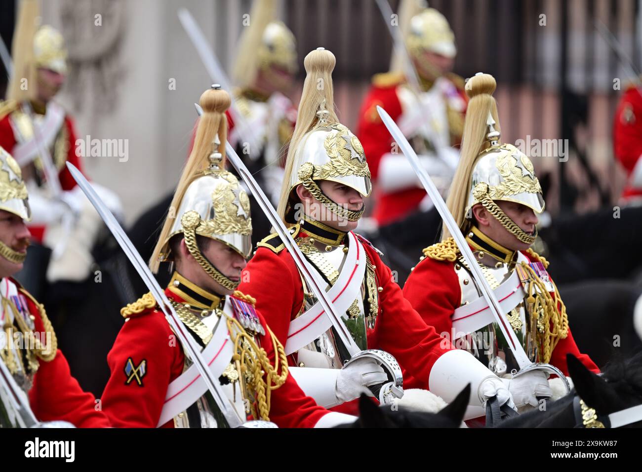London, UK. 1st June, 2024. The Major General’s Review of the Trooping ...