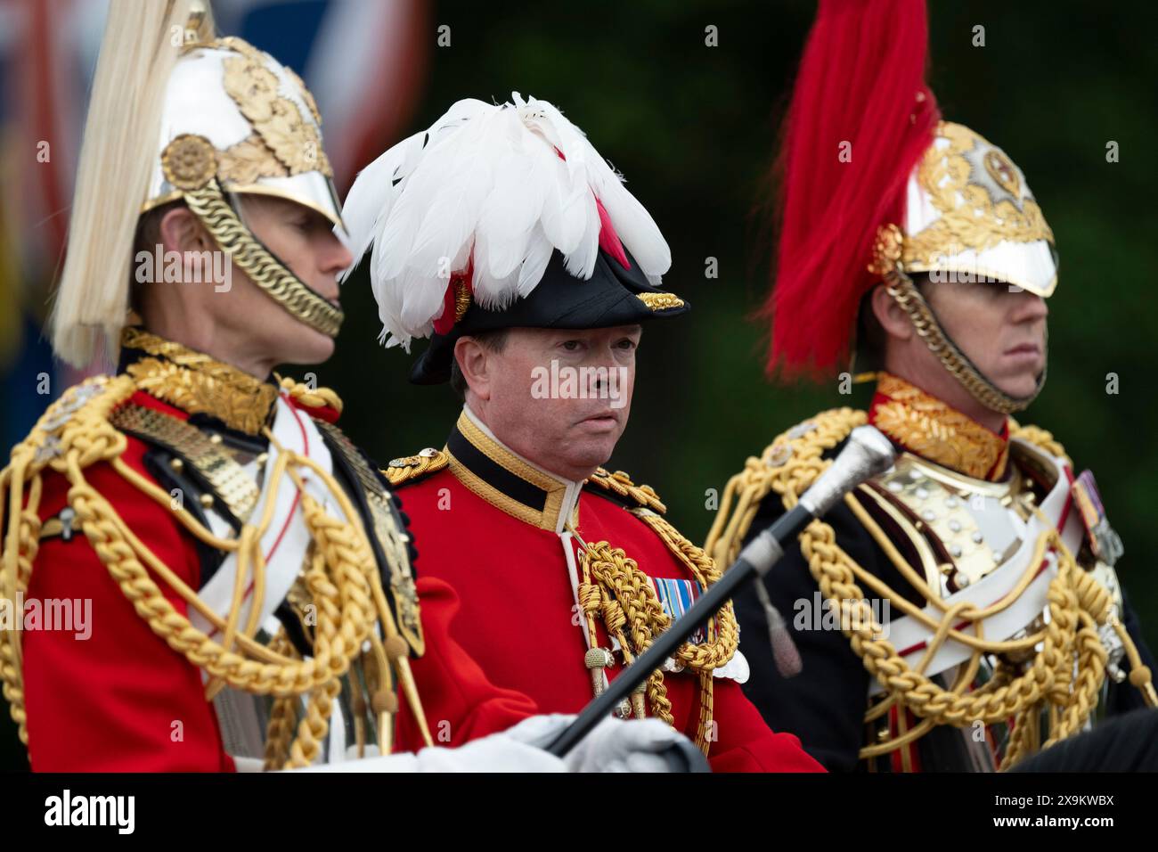 London, UK. 1st June, 2024. The Major General’s Review of the Trooping ...
