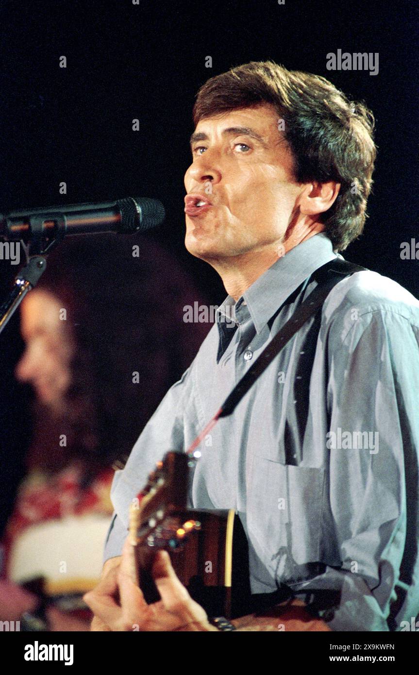 Padova Italy 29/05/1999: Gianni Morandi,famous Italian singer, during ...