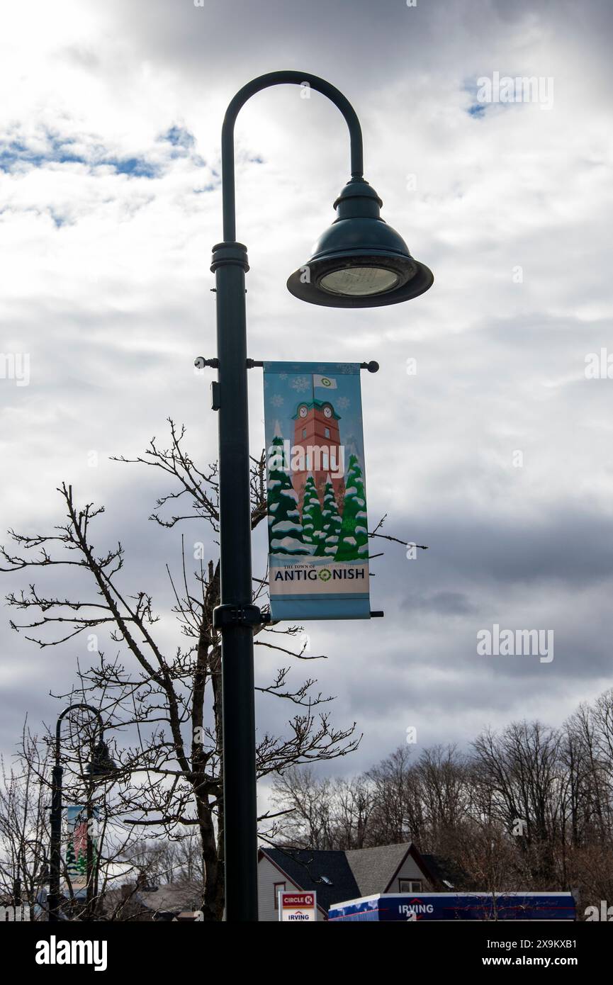 Town of Antigonish banner in Nova Scotia, Canada Stock Photo - Alamy