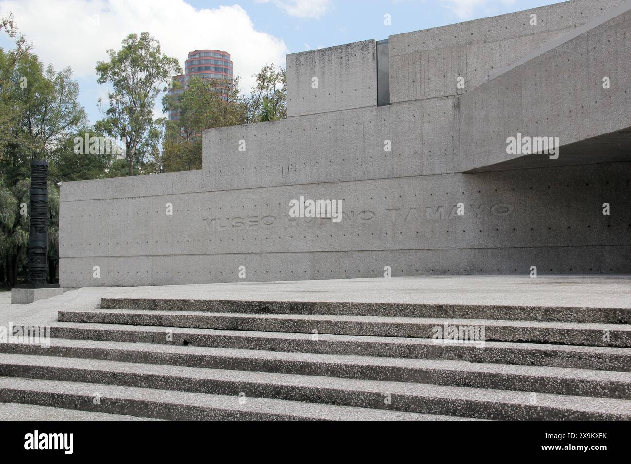Mexico City, Mexico - Aug 2 2023: The Rufino Tamayo Museum inside the ...