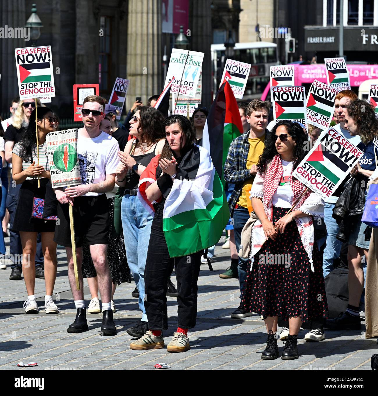 Edinburgh, Scotland, UK. 1st Jun 2024. Freedom for Palestine, Rally at ...