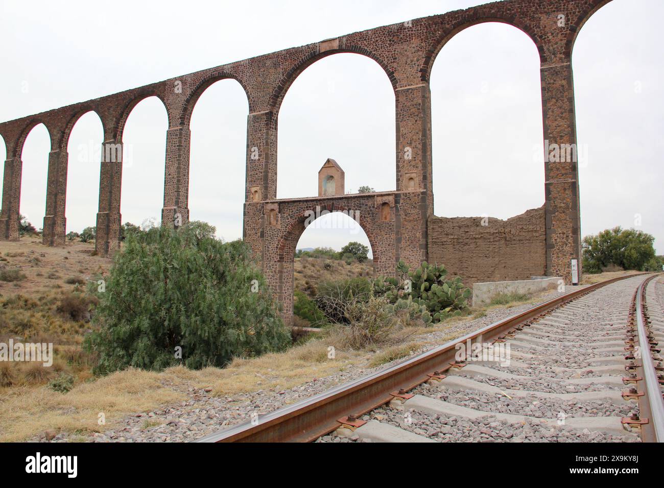 The Padre Tembleque Aqueduct in Zempoala, Hidalgo Mexico is a UNESCO ...