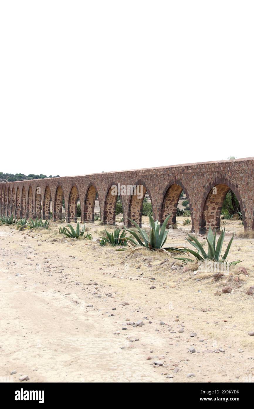 The Padre Tembleque Aqueduct in Zempoala, Hidalgo Mexico is a UNESCO ...
