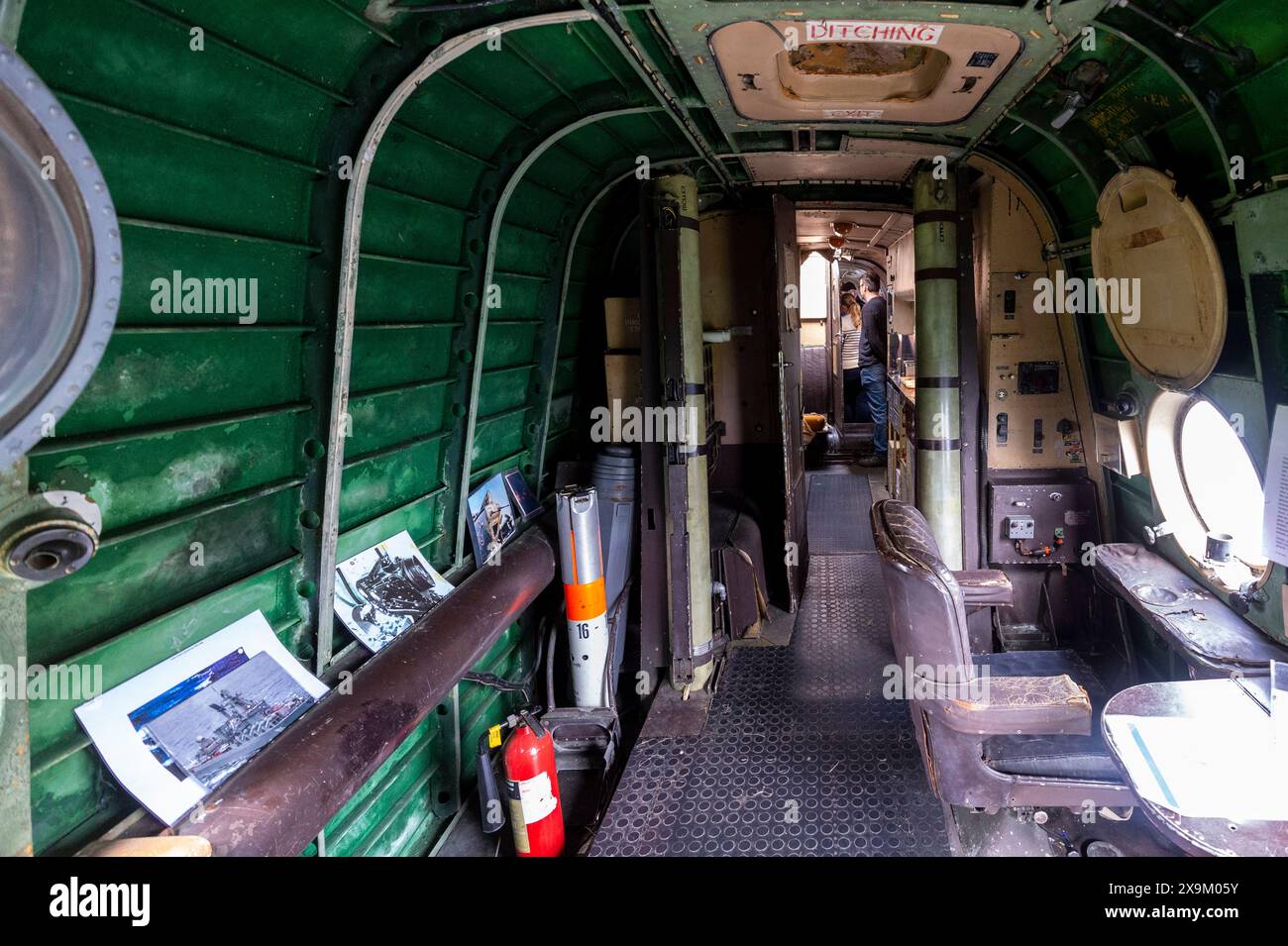 Charlwood, UK. 1 June 2024. Interior of an Avro Shackleton Mk3 ...