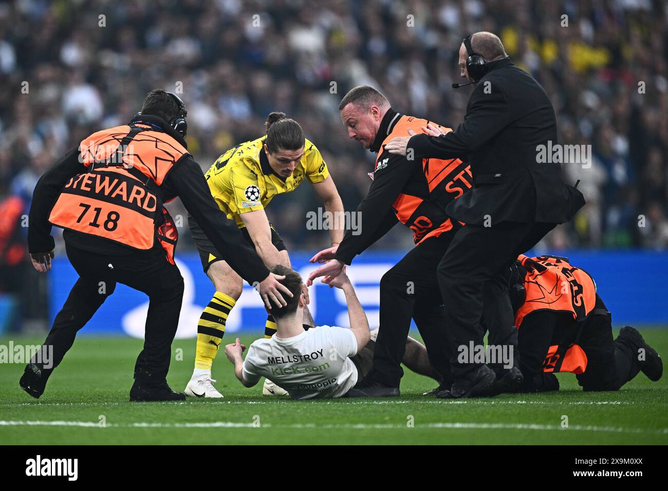 London, UK. 01st June, 2024. Soccer: Champions League, Borussia Dortmund - Real Madrid, final at ...