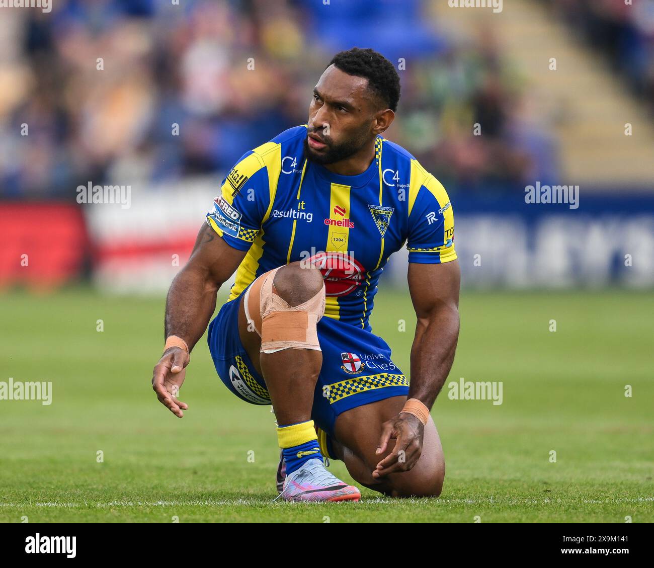 Rodrick Tai of Warrington Wolves during the Betfred Super League Round ...
