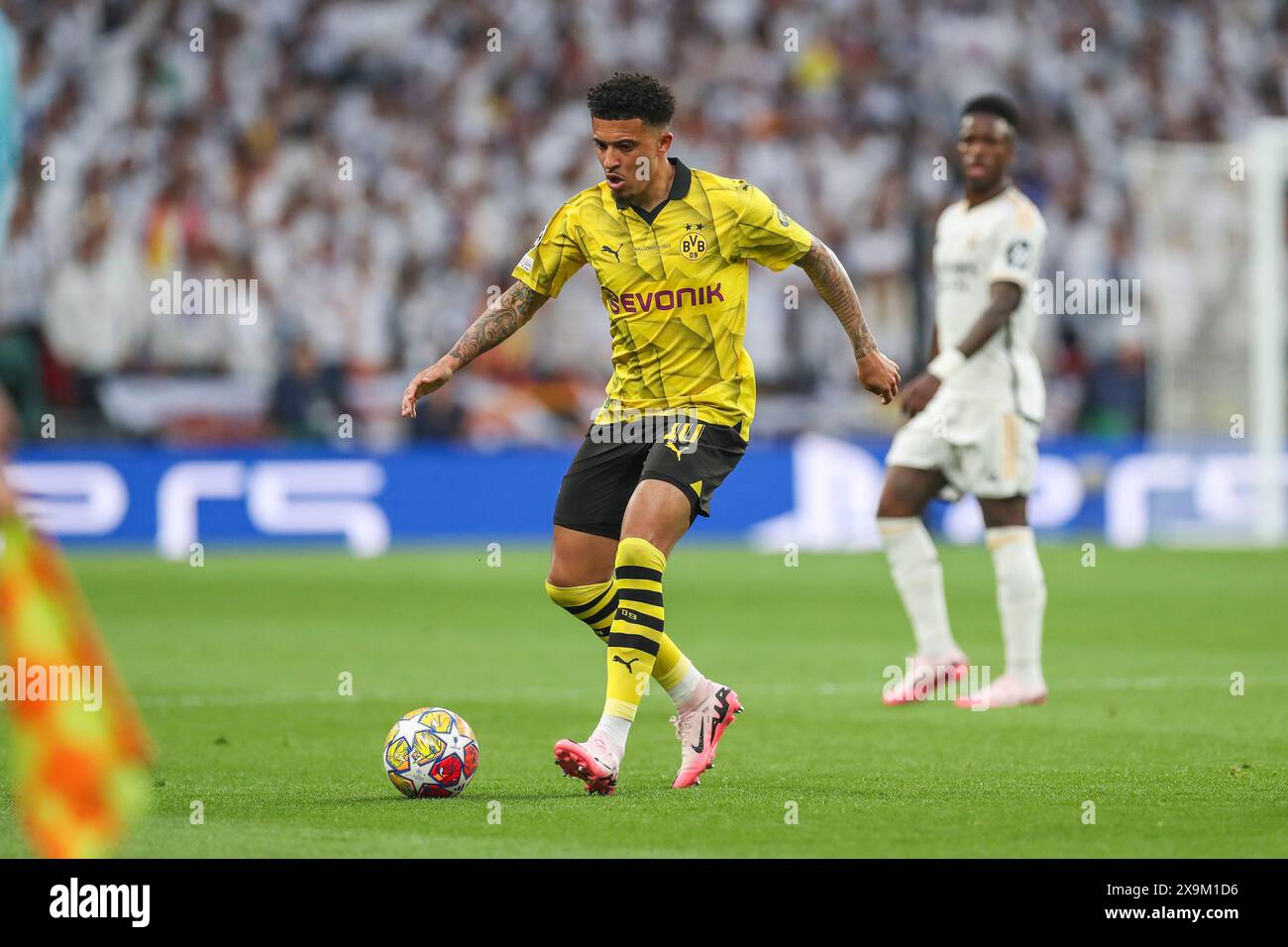 London, UK. 01st June, 2024. Borussia Dortmund forward Jadon Sancho (10 ...