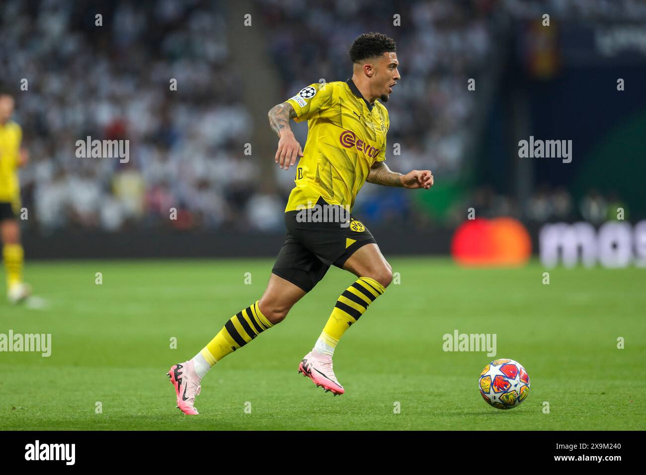 London, UK. 01st June, 2024. Borussia Dortmund forward Jadon Sancho (10 ...