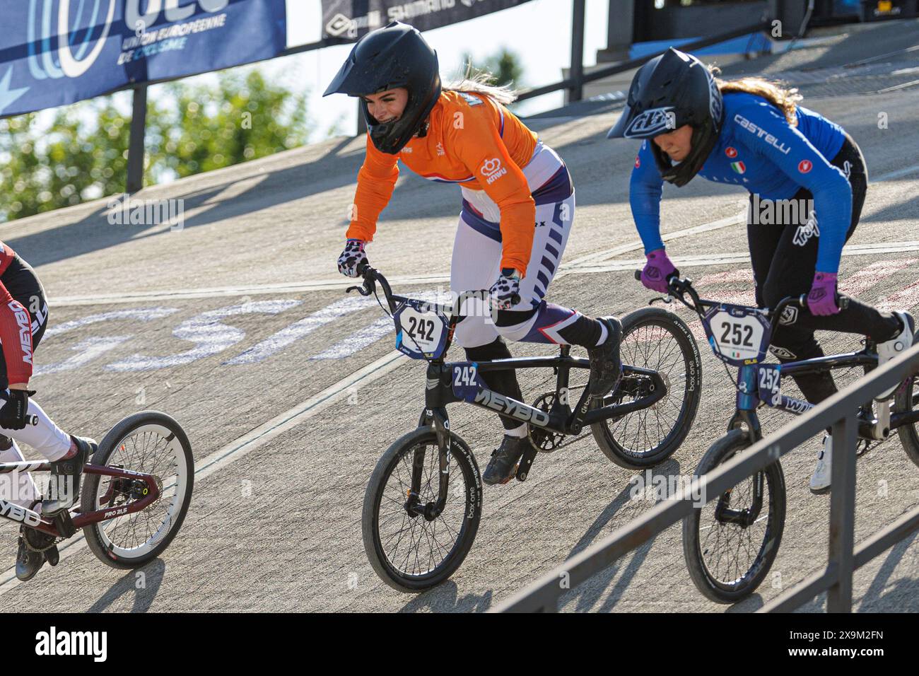 VERONA, ITALY - JUNE 1: Jay Schippers of The Netherlands competing ...