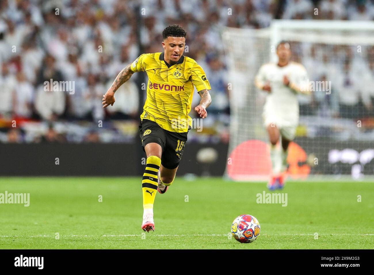 London, UK. 01st June, 2024. Borussia Dortmund forward Jadon Sancho (10 ...