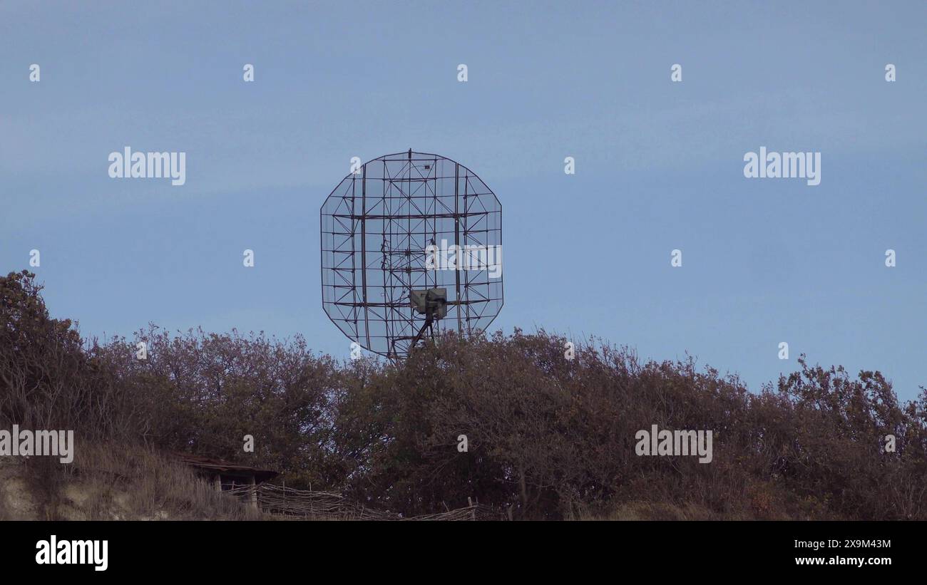 Aerodrome locators rotate to control the movement of aircraft in the ...