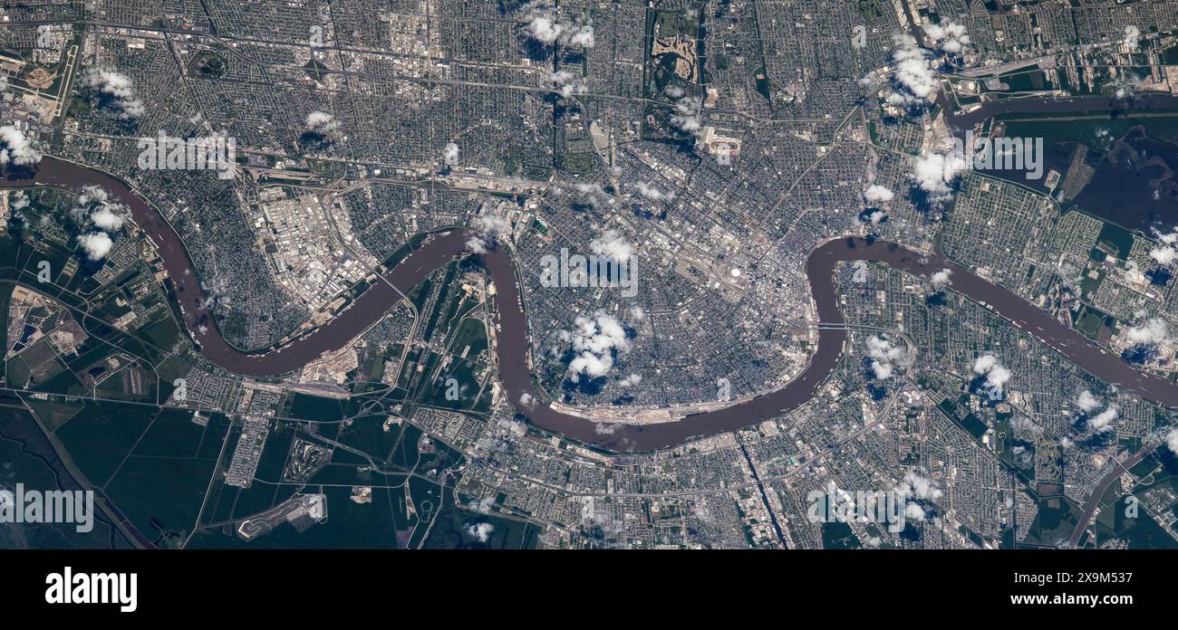 Aerial of New Orleans, Louisiana Stock Photo - Alamy