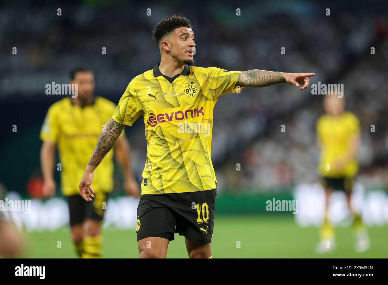 London, UK. 01st June, 2024. Borussia Dortmund forward Jadon Sancho (10 ...