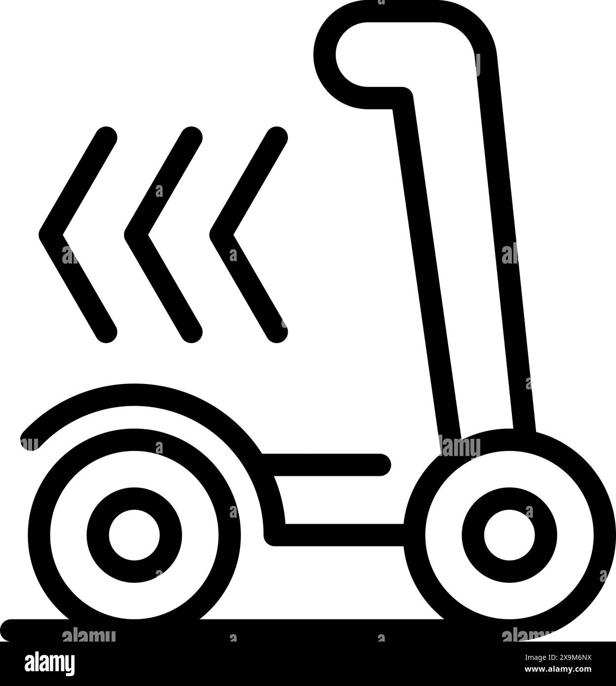 Black line art of a hand truck on a white background, suitable for ...
