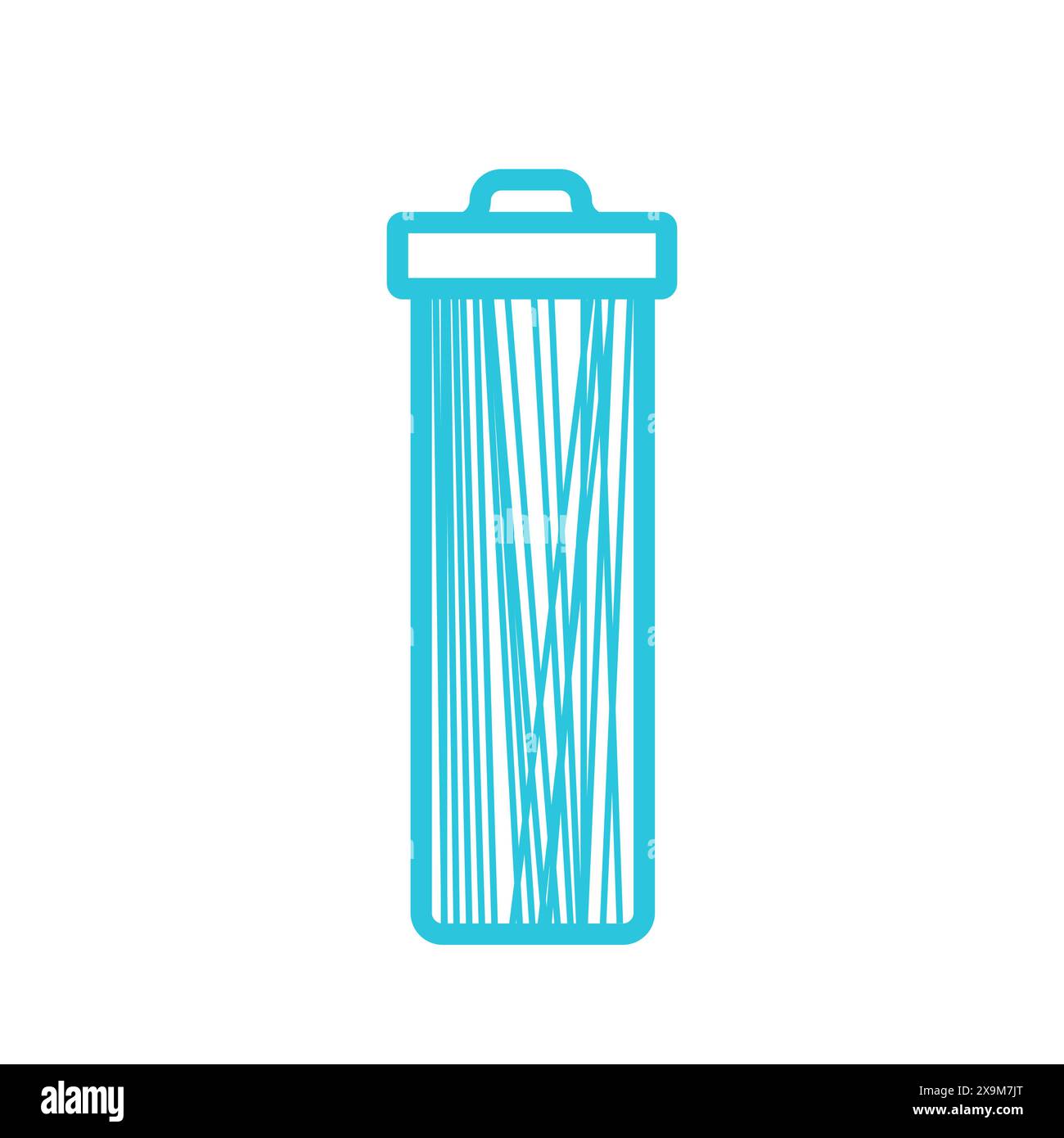 Pantry Spaghetti Storage Container glass jar icon. Isolated on white ...