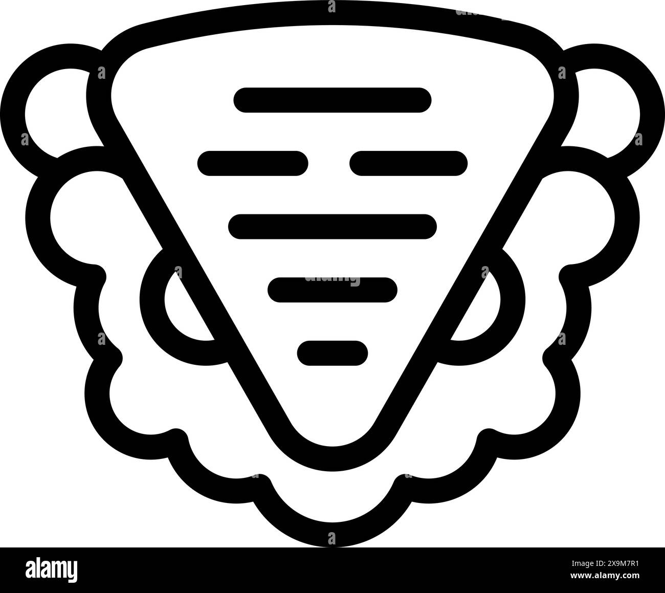 Simplistic black and white shell icon in vector format, perfect for logos or beach themes Stock ...