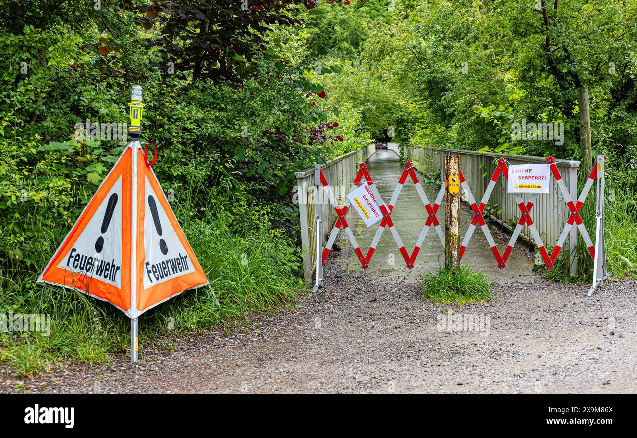 Freienstein-Teufen, Switzerland, 1st Jun 2024: Heavy, continuous rain ...