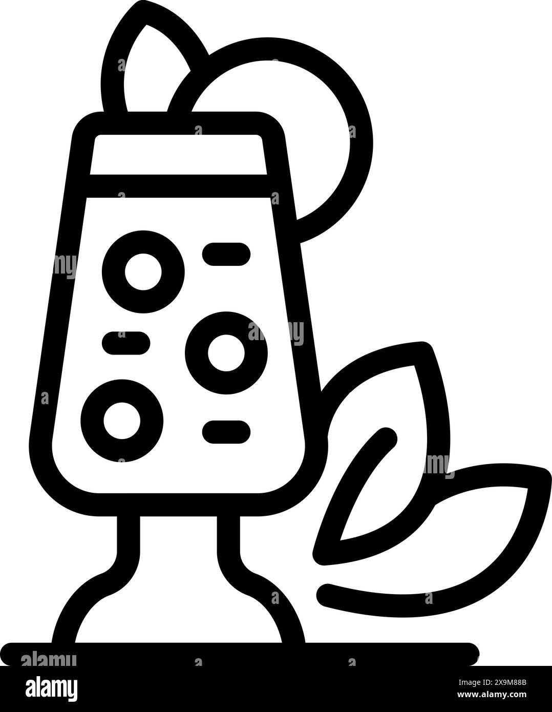 Trendy non alcoholic drink Stock Vector Images - Alamy