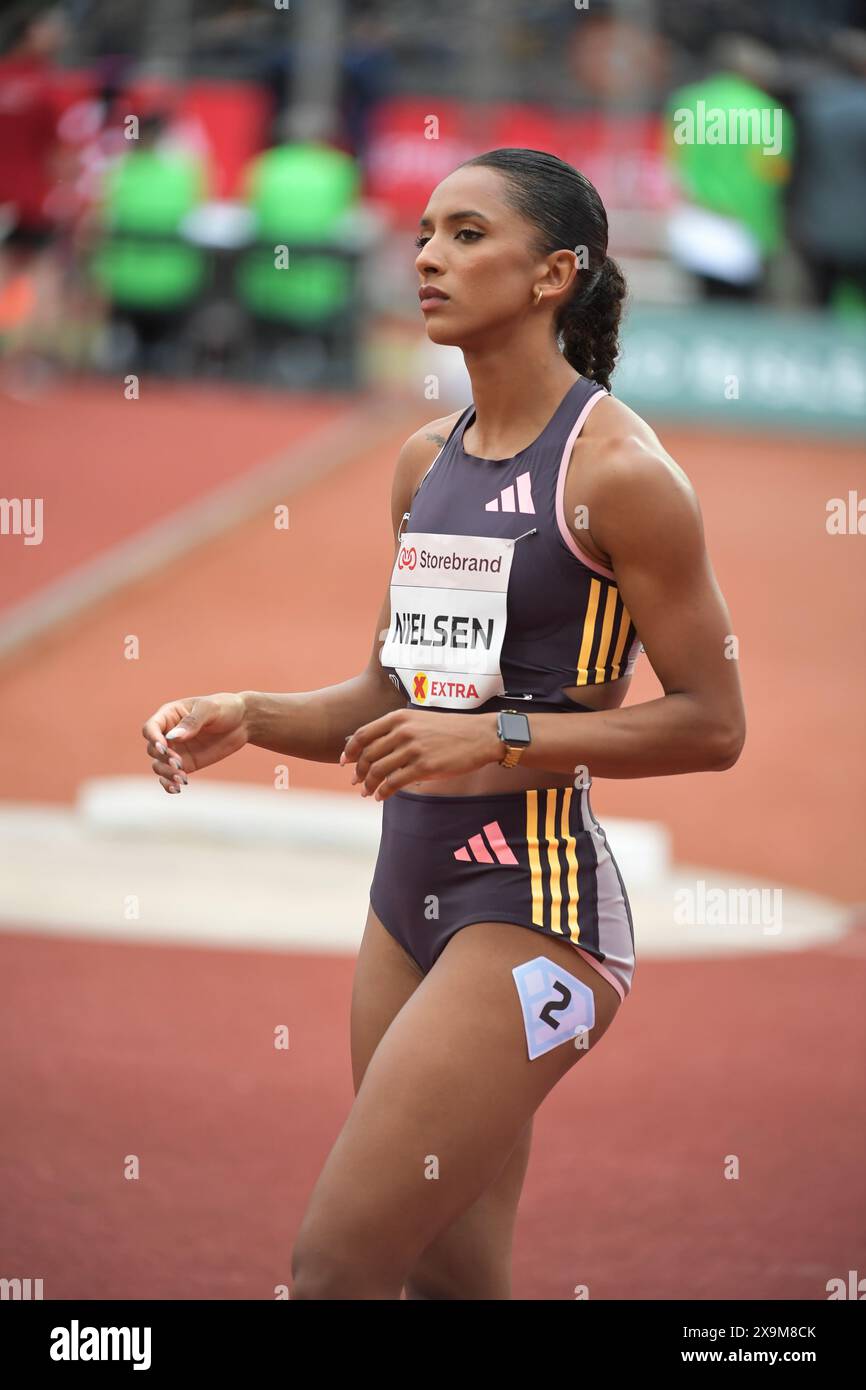 Laviai Nielsen of Great Britain competing in the women’s 400m at the ...