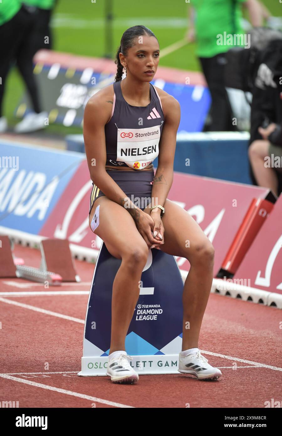Laviai Nielsen of Great Britain competing in the women’s 400m at the ...