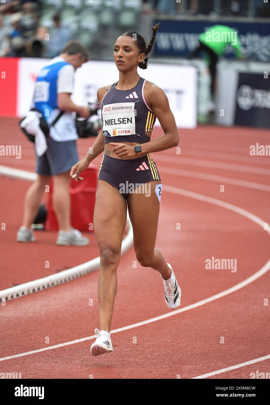 Laviai Nielsen of Great Britain competing in the women’s 400m at the ...