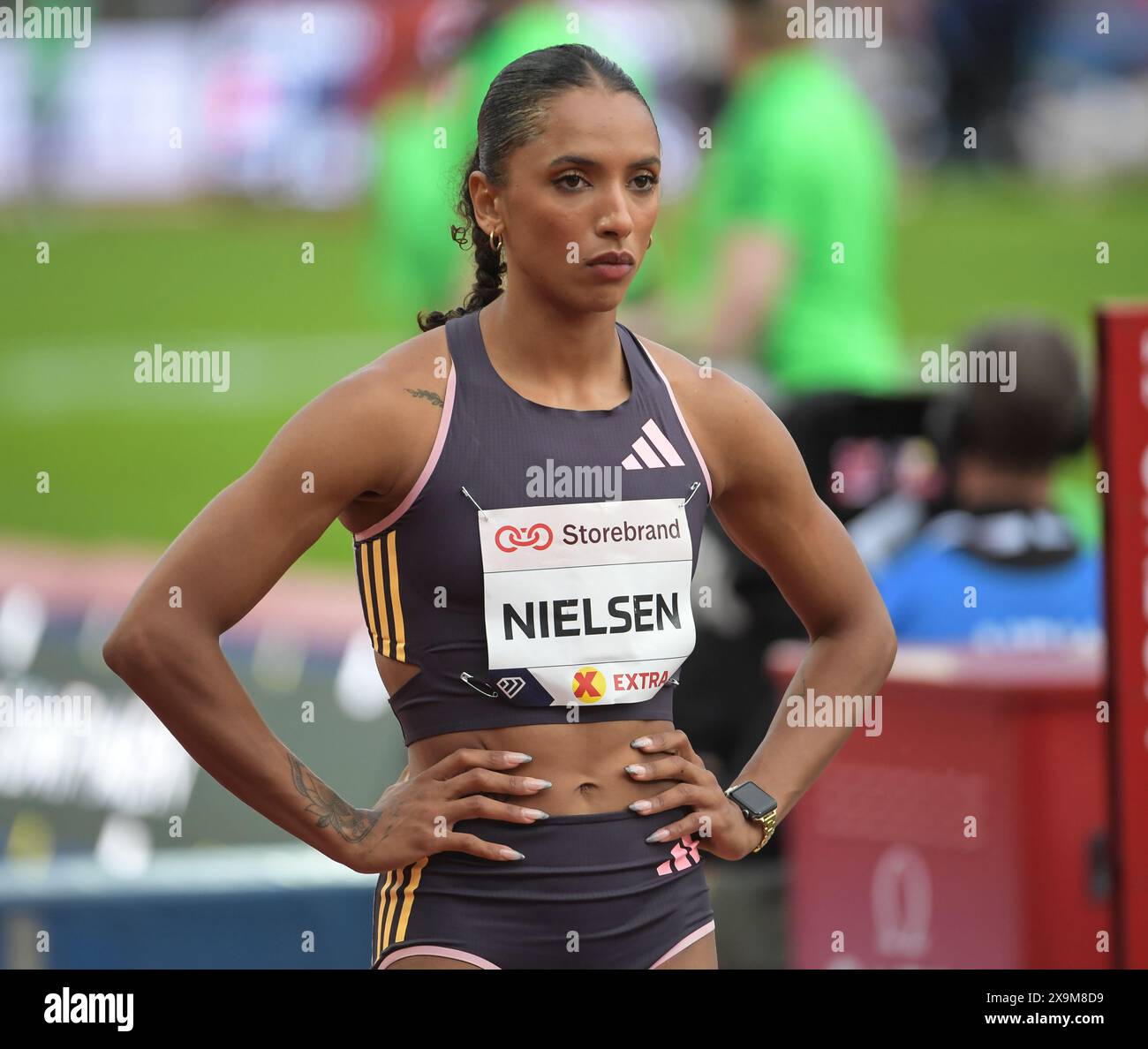 Laviai Nielsen of Great Britain competing in the women’s 400m at the ...