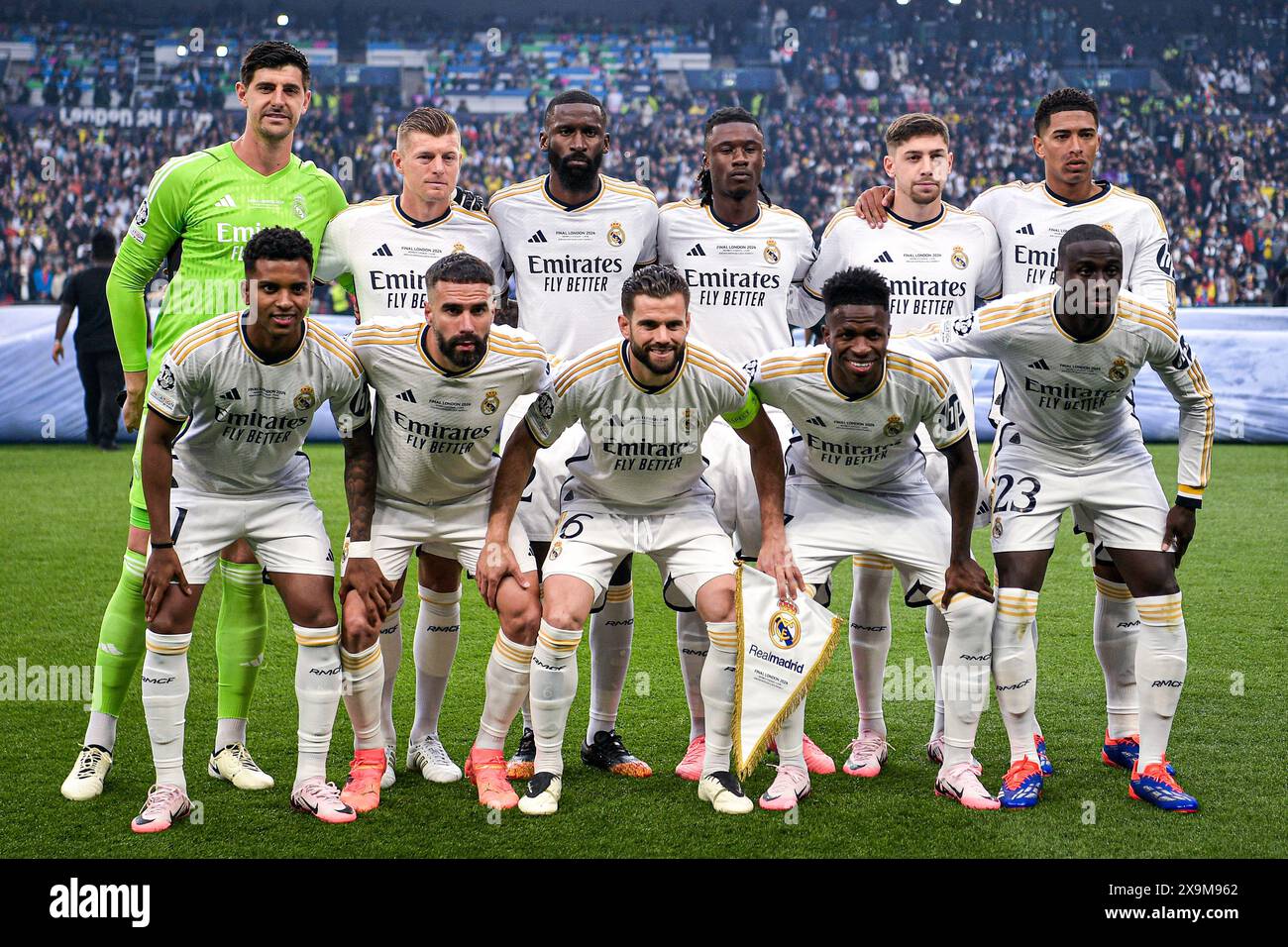 LONDON UNITED KINGDOM JUNE 1 Goalkeeper Thibaut Courtois Of Real LONDON UNITED KINGDOM JUNE 1 Goalkeeper Thibaut Courtois Of Real