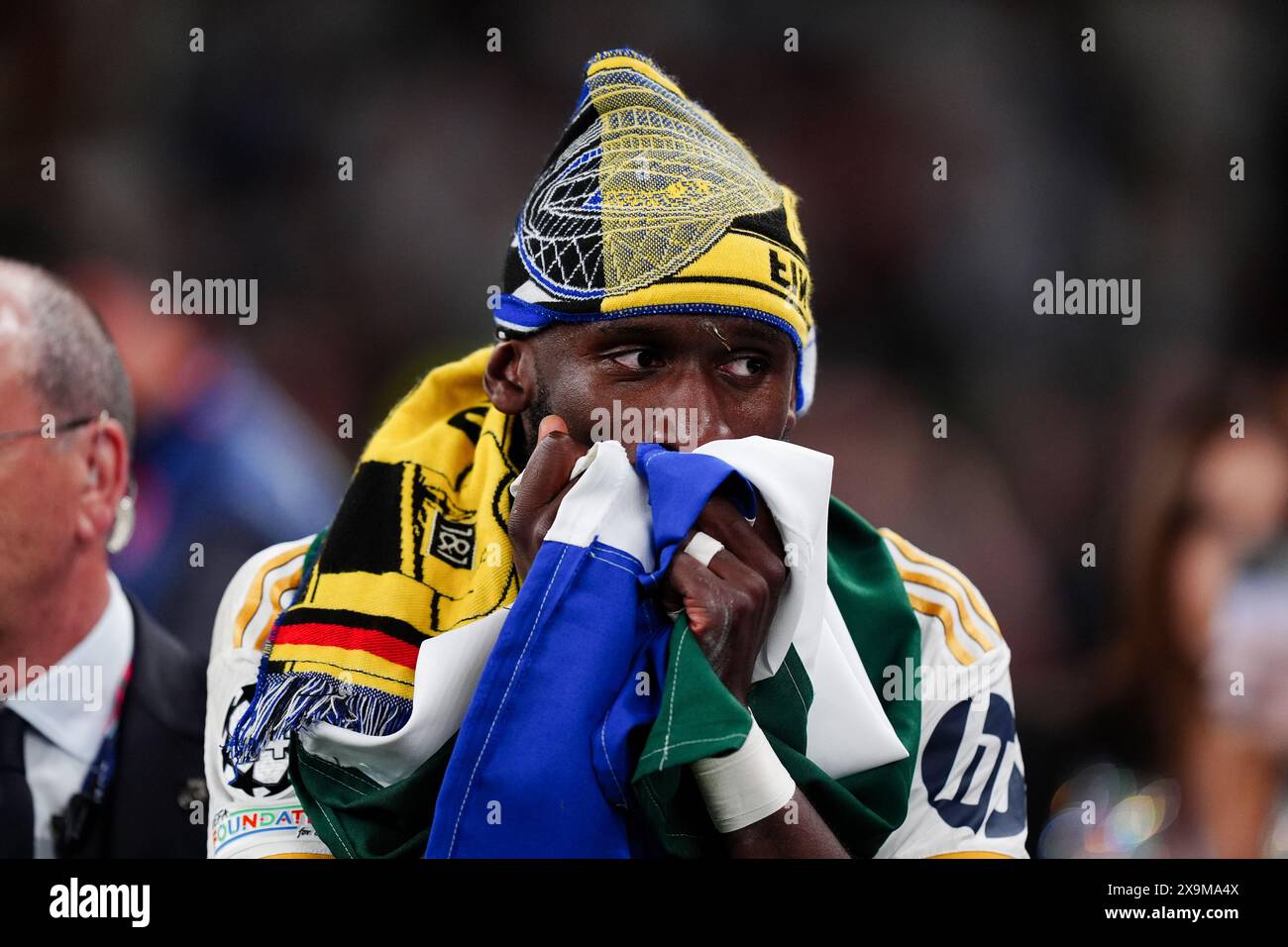 Real Madrid's Antonio Rudiger after winning the UEFA Champions League ...